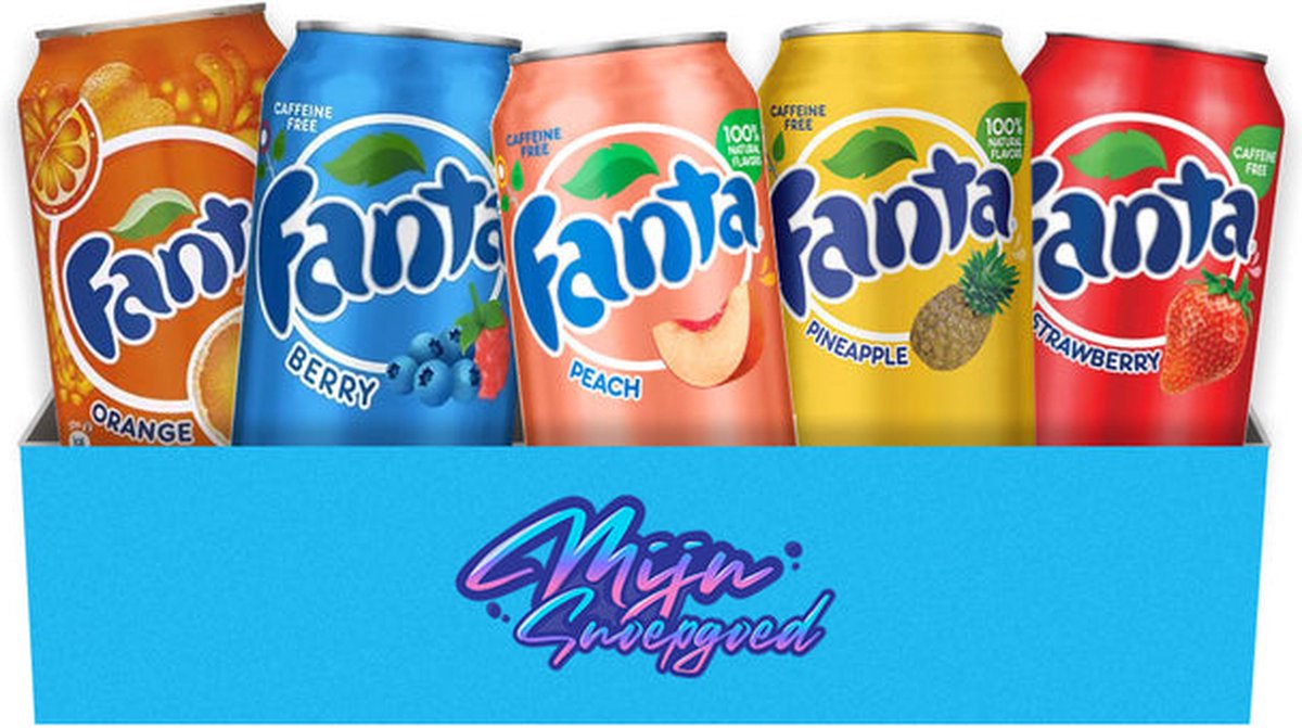 Fanta - Taste Box - 5 Smaken - Amerikaans Drinken - Buitenlands Drinken ...
