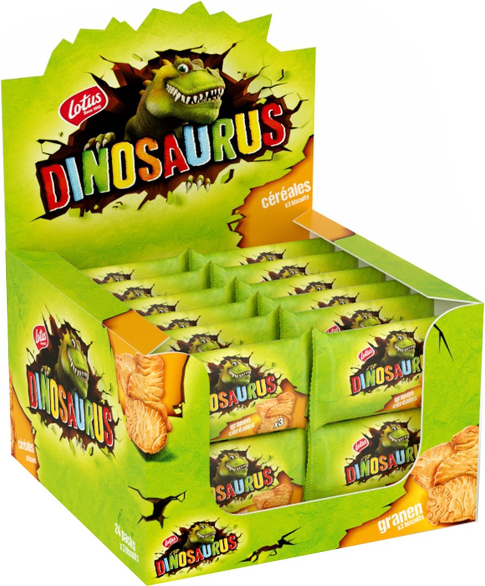 Lotus Dinosaurus met granen (1056g) - 24 stuks | bol