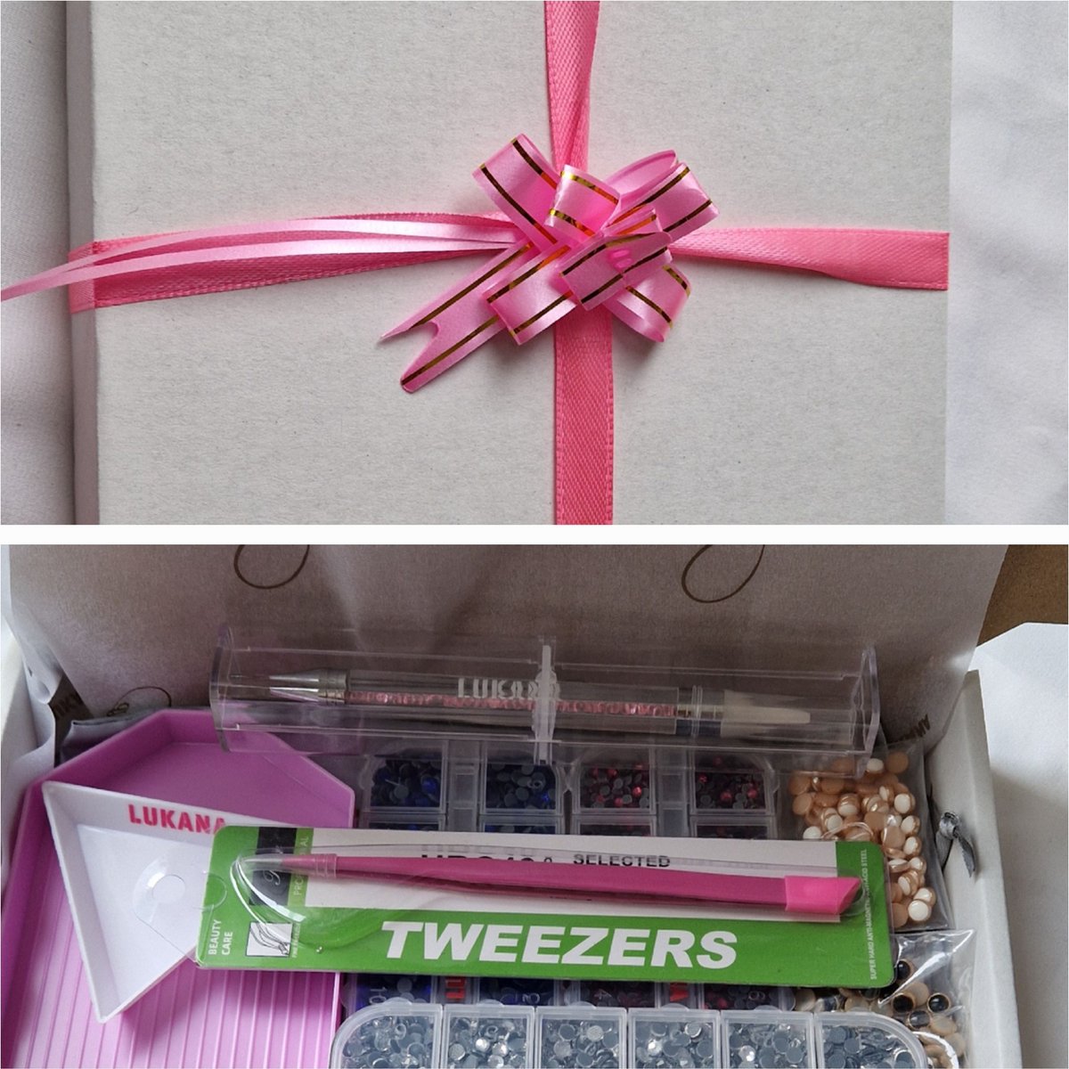 Lukana Hotfix Steentjes 4 doosjes - 2 zakjes - Opberzak - Pincet ...