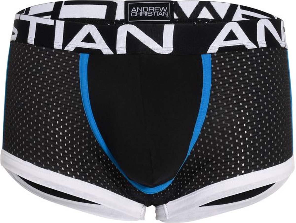 Andrew Christian SHOW-IT® Sports Mesh Boxer Black - MAAT M - Heren ...