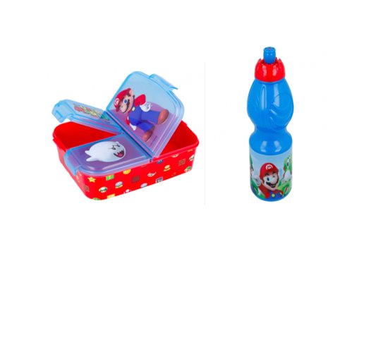 Super Mario multi brooddoos + drinkbeker 400 ml | bol.com