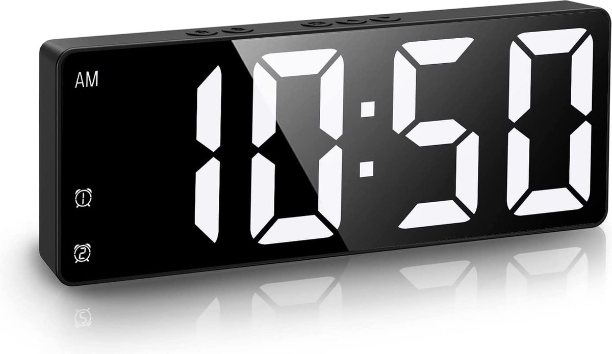 Digitale wekker – digitale alarm wekker – alarm clock – duurzaam | bol.com