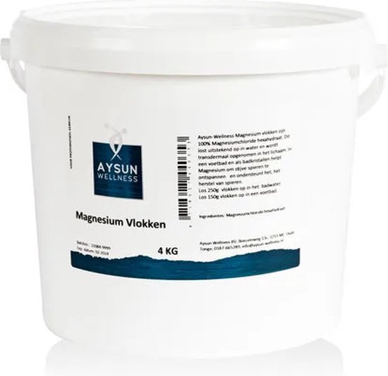 Magnesium vlokken / flakes 4 KG | bol.com