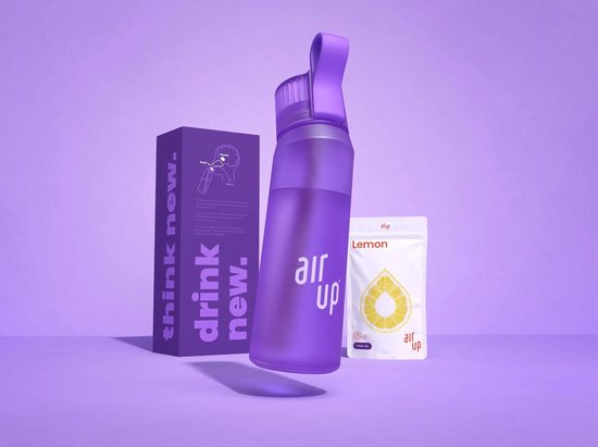 Air Up Drinkfles starterskit - Sunset Purple - Inclusief 3 pods ...