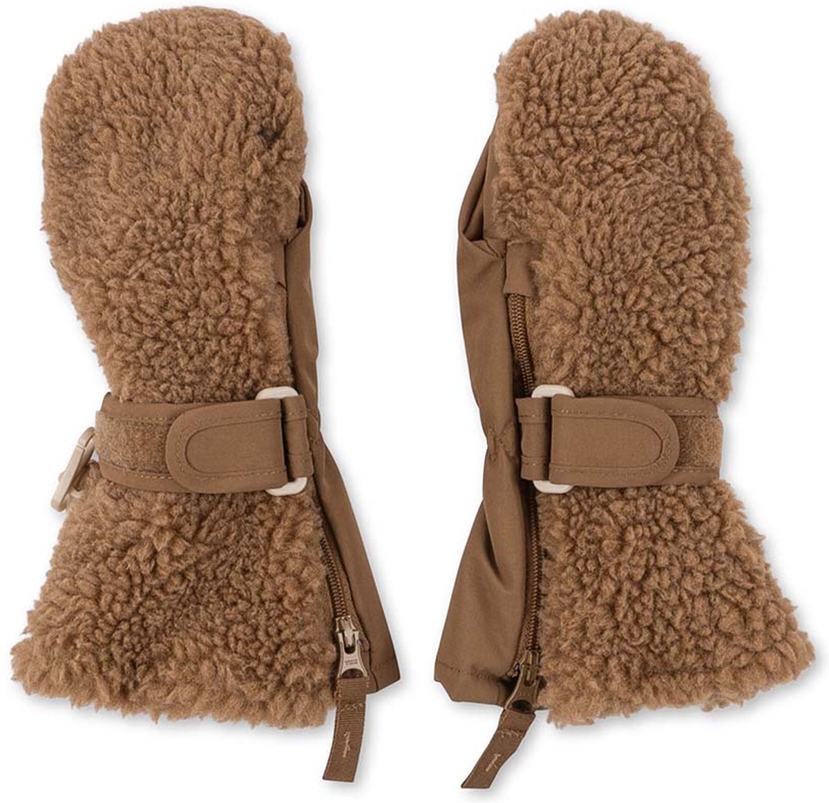 Konges Sløjd Wanten Teddy Mittens I Tobbaco Brown | bol.com