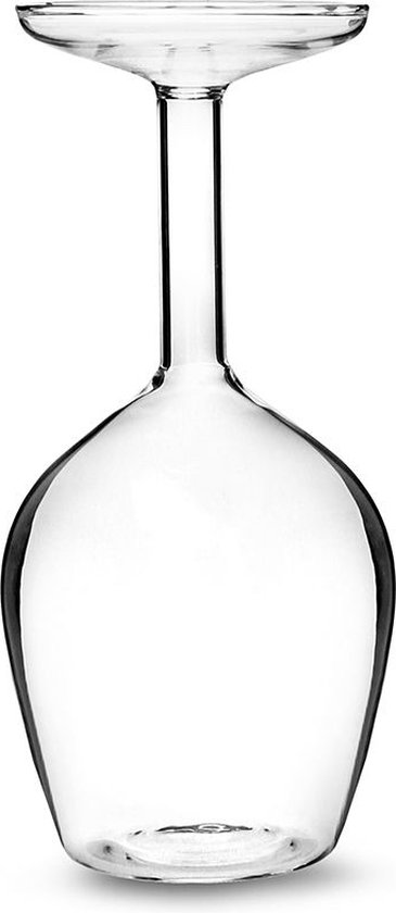 MikaMax Upsidedown Wijnglas - Omgekeerd Wijnglas - Wineglass - Grappig Cadeau - 350 ml... | bol