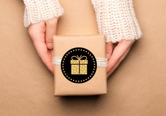 15 x Goud Cadeautje Sluitzegels -Mooie Cadeau Stickers - Cadeaustickers ...