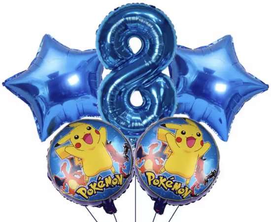 Pokemon Feestversiering-Pokemon Ballonnen-Pikachu Ballon-Pokémon ...