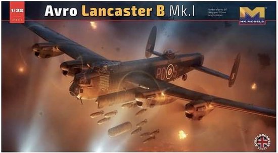 HK Models 1:32 AVRO LANDCASTER B MK.I | bol.com