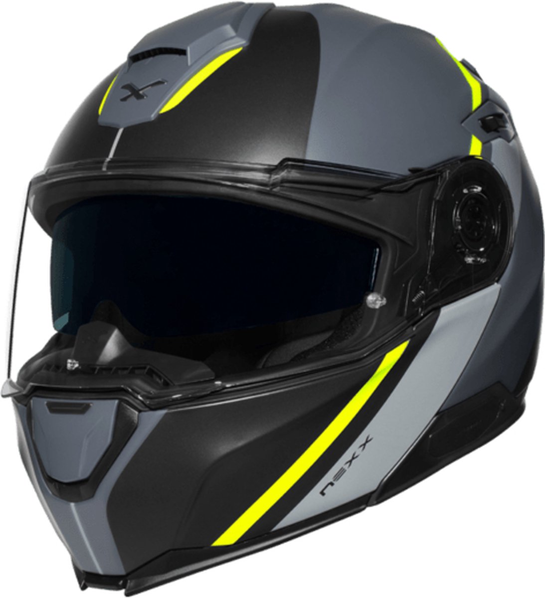Nexx X.Vilitur Stigen Grijs Neon Matt Systeemhelm XS | bol.com