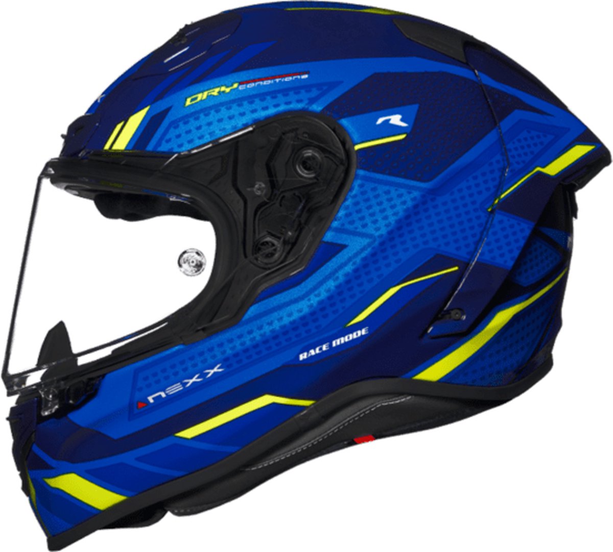 Nexx X.R3R Precision Blauw Neon Integraalhelm XXL | bol.com