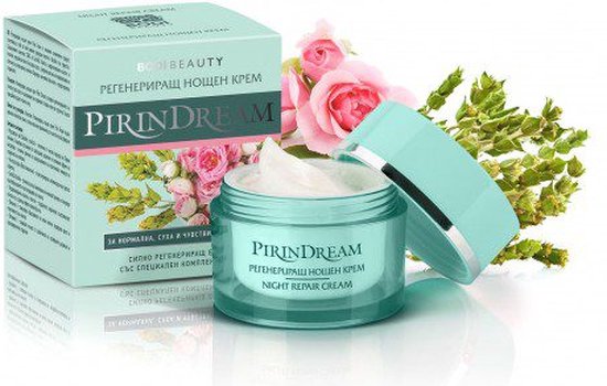 Natuurlijke redenerende nacht creme met hyaluron, Dermaxyl en rozen ...