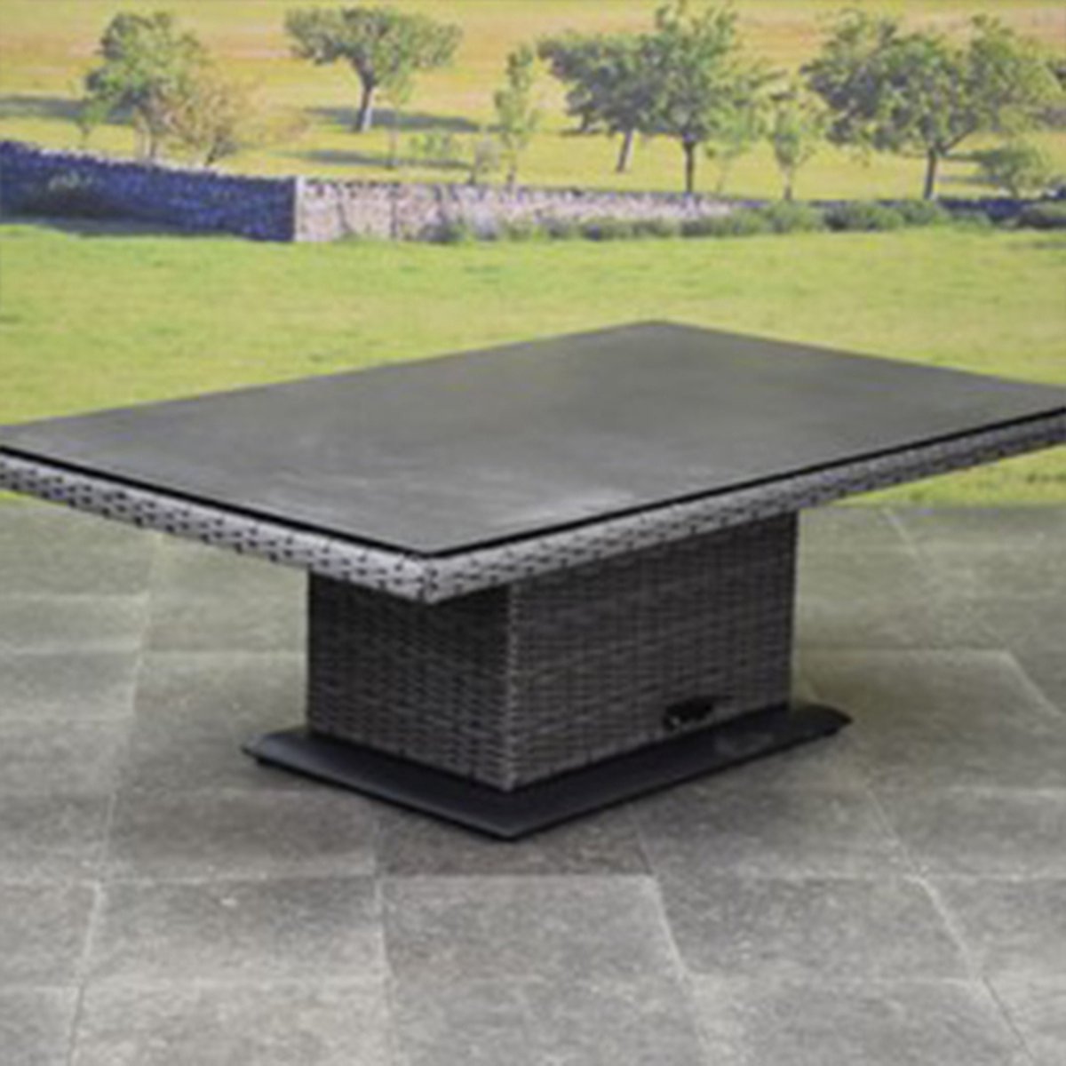 Ibiza dining verstelbare hoek loungeset 5 delig grijs met verstelbare ...