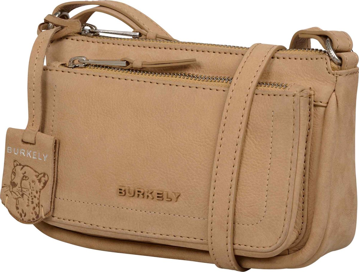 Burkely Still Selene Dames Crossbody Tas - Beige | bol.com