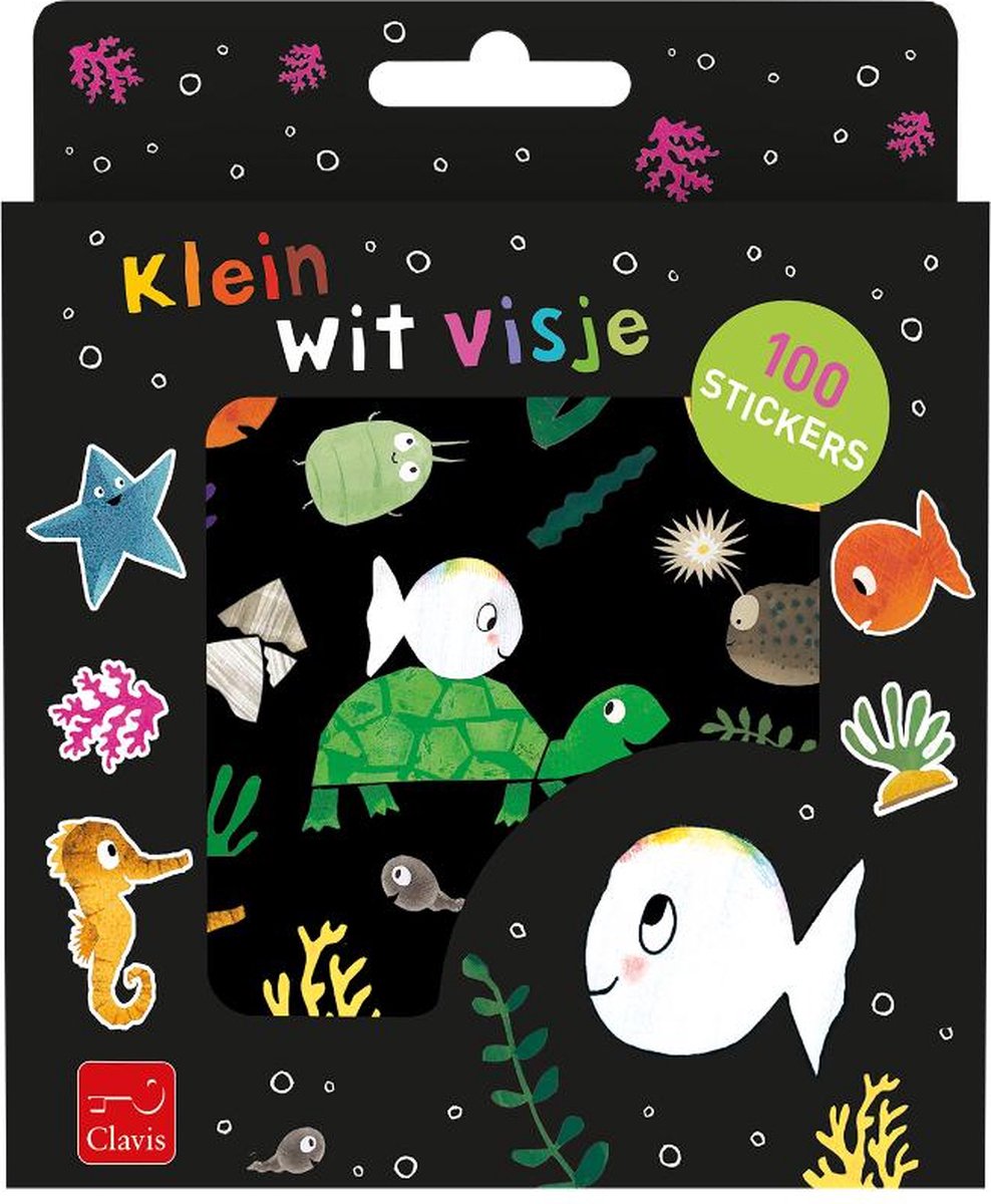 Clavis Klein Wit Visje Stickerset | bol.com