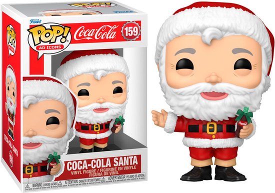 Funko Pop! Ad Icons: Coca-Cola Retro Holiday - Santa | bol.com
