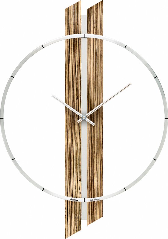 WANDKLOK WOOD STYL MODERN DESIGN | bol.com