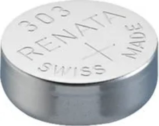 Renata 303 / SR44SW Zilveroxide knoopcell horloge batterij 1 (een ...