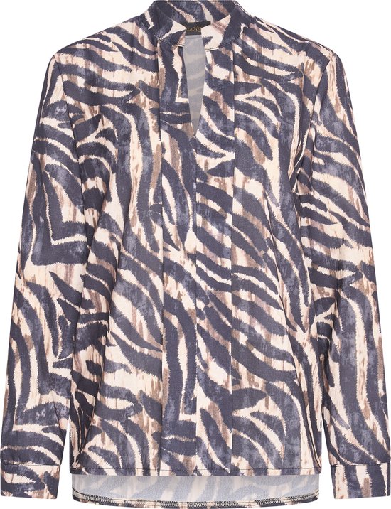 Dames Top Perla Nera Zebra Print 6653 Zwart S | bol.com