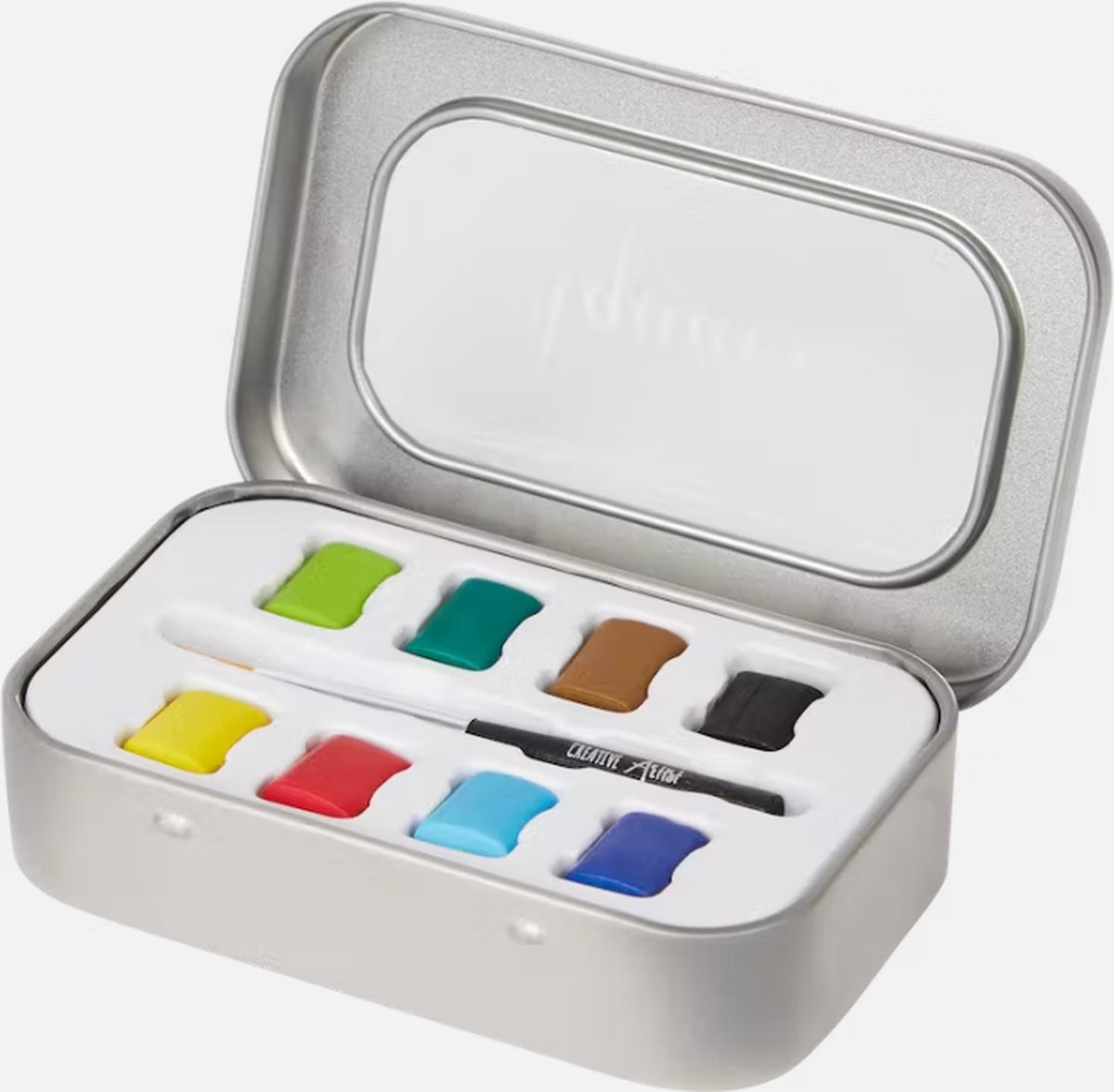 Mini-aquarelverf set - Aquarelverf - 8 kleuren met penseel - Cadeautje ...