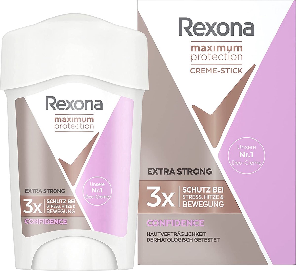 Rexona Deodorant Stick Max Prot Confidence Women, 45 ml 5x | bol.com