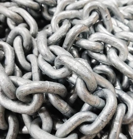 Hollex DIN 766 gegalvaniseerde Ankerketting 10mm - 50 meter | bol