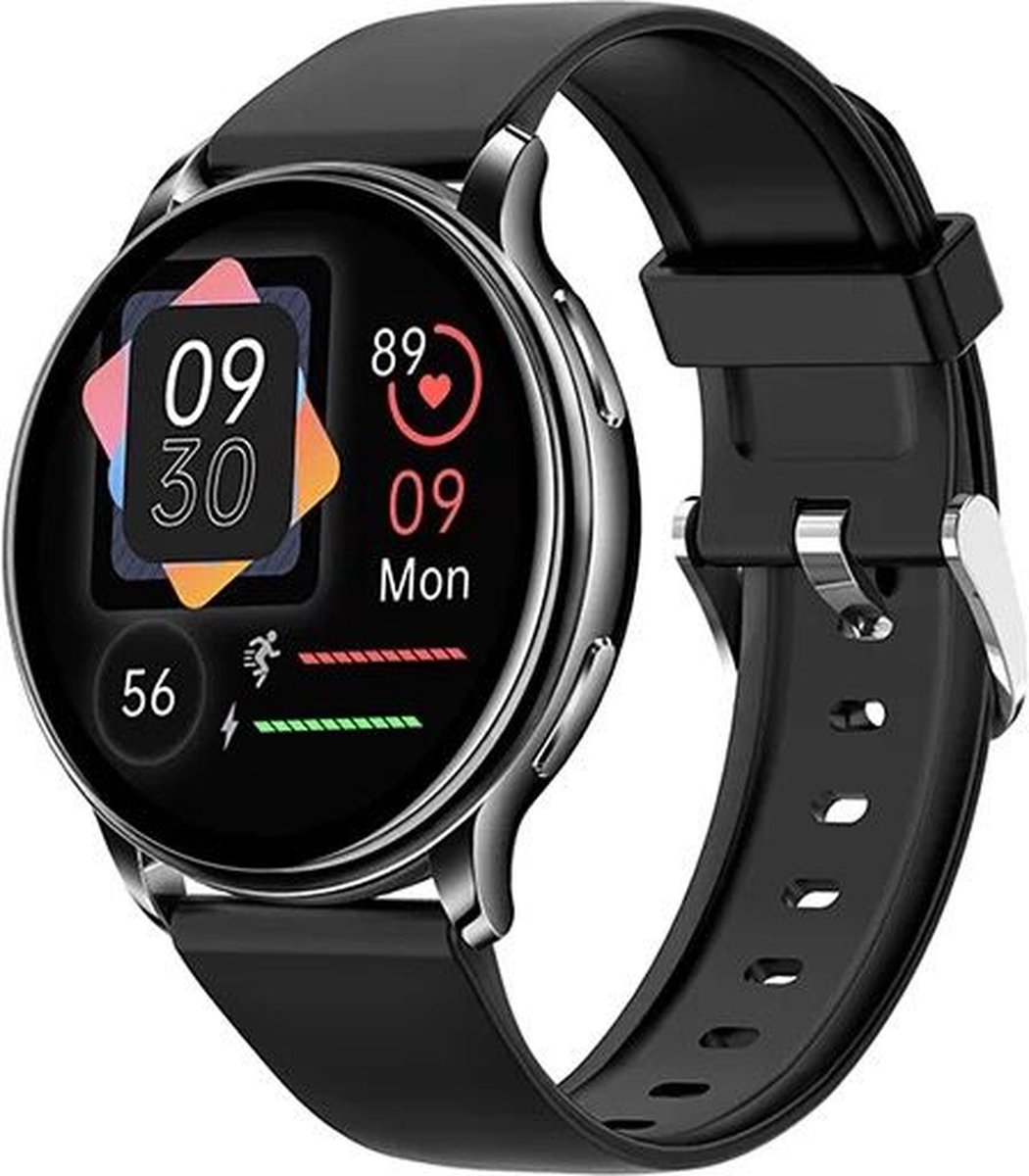 Fitgreat Vivo - Smartwatch- Smartwatch Dames - Heren& Kinderen- Zwart ...