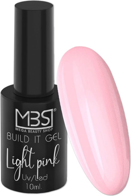 BIAB Gel- Build It Gel- 10ML-Light Pink- Builder in a Bottle- MBS ...