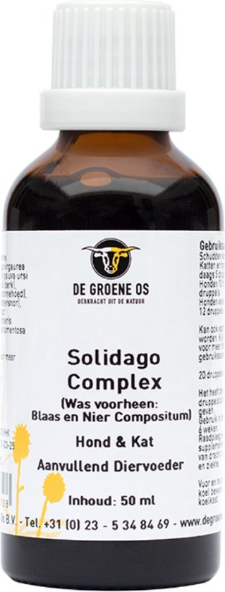 De Groene Os Solidago Complex Hond & Kat - 50 ml | bol.com