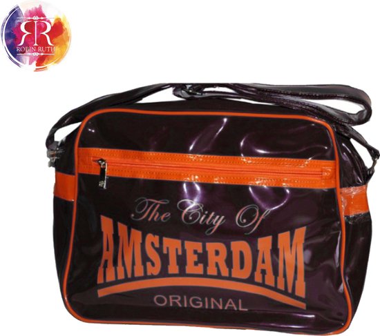 Robin Ruth Originals Amsterdam Schoudertas - Bruin | bol