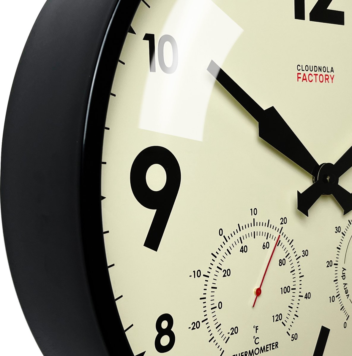 Cloudnola – Buiten klok waterdicht - weerbestendige buitenklok met ...