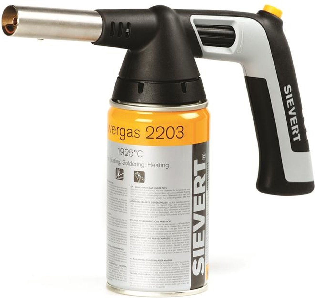 Sievert 2282 Handyjet Gasbrander - Inclusief Gaspatroon - Met Piëzo ...