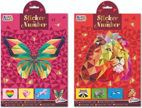 Stickeren op Nummer - Leeuw | bol