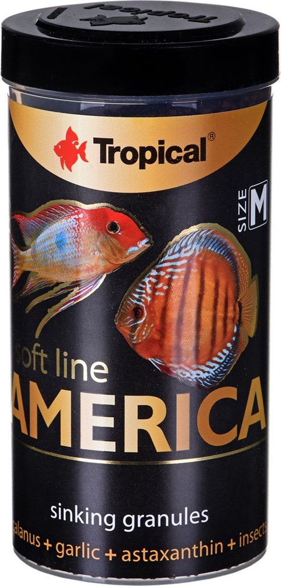 Tropical Soft Line America M - 250ml - Premium Aquarium Visvoer | bol