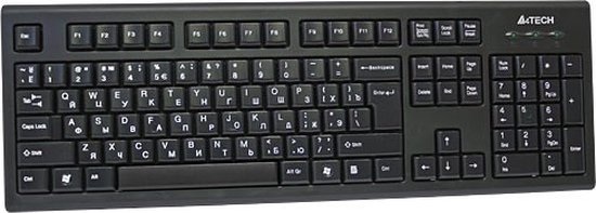 A4Tech KR-85 toetsenbord USB QWERTY Amerikaans Engels Zwart | bol