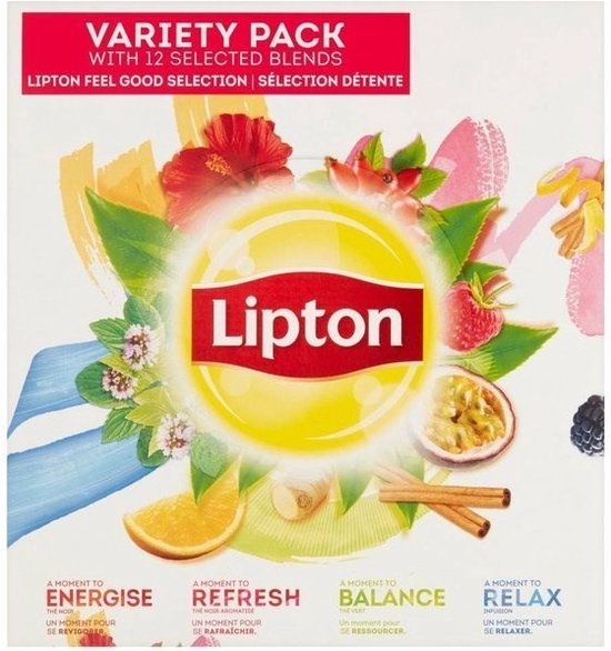 Lipton variety pack thee 12 smaken | bol.com