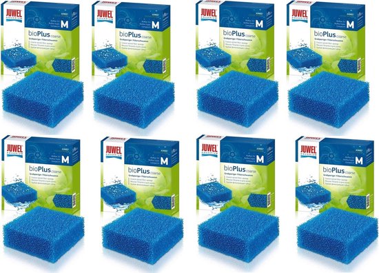 Juwel - Blauw Grof M (compact) - Filterspons - Filtermateriaal - 8 ...