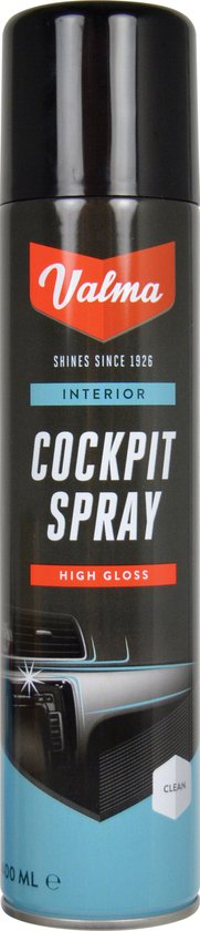 Valma Cockpitspray Hoogglans Reinigt Leer En Kunststof | bol
