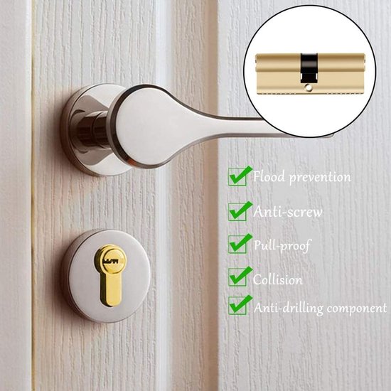 Premium deurslot – door lock - veiligheidsdeurslot - inbraakbeveiliging ...