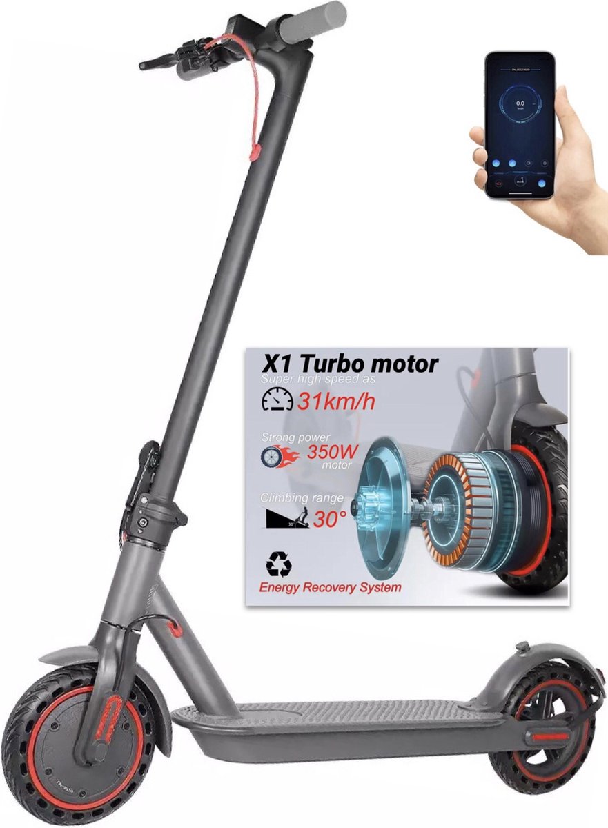 Fast Trax X1 TURBO | Opvouwbare Elektrische Step E- Scooter | 10.5Ah ...