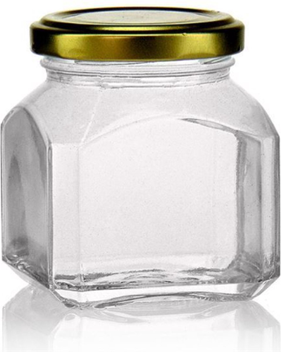 Ornina - 212ml universele vierkante pot - inmaak - kruidenpotje ...