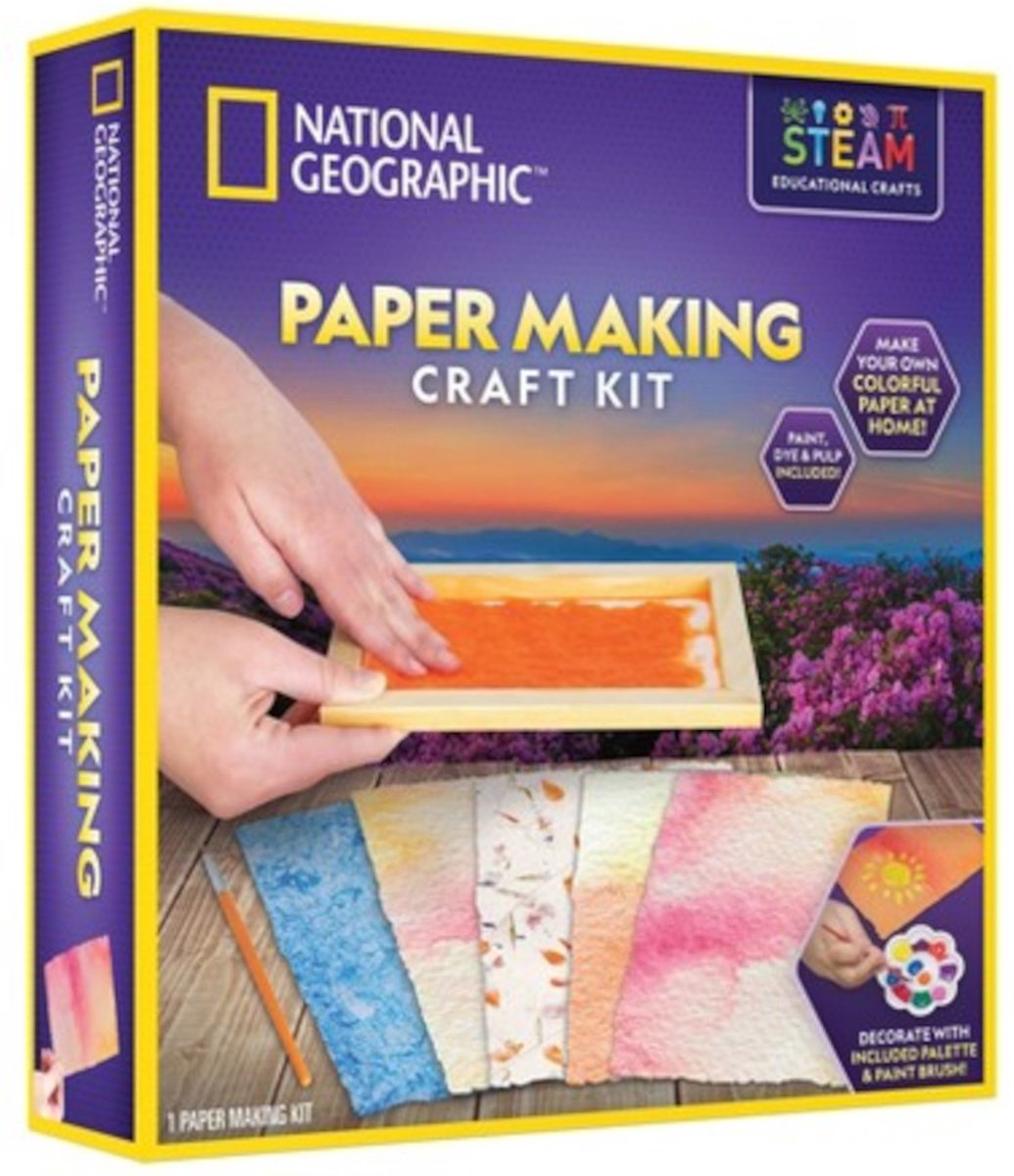 National Geographic Paper Making Set Paper Creative Set | bol.com