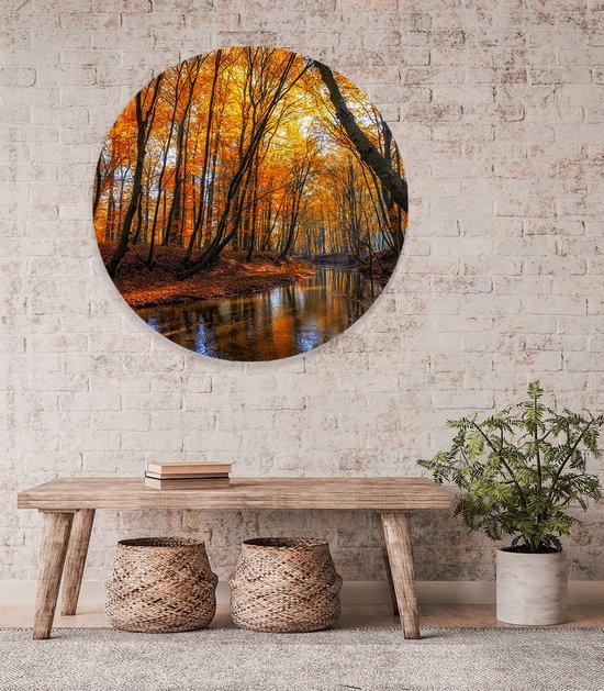 Mur Cercle Forêt Rivière | bol.com