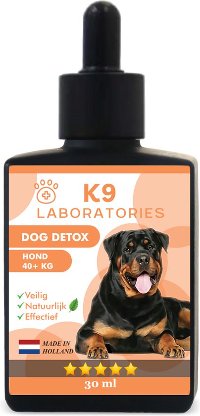 K9 Laboratories Ontworming hond - vanaf 40 kg - 30 ml - 100% natuurlijk ...