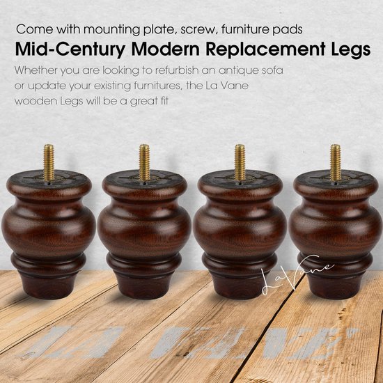 Meubelpoten – Furniture legs set – Bankpoten - Meubelvoeten - Poten ...