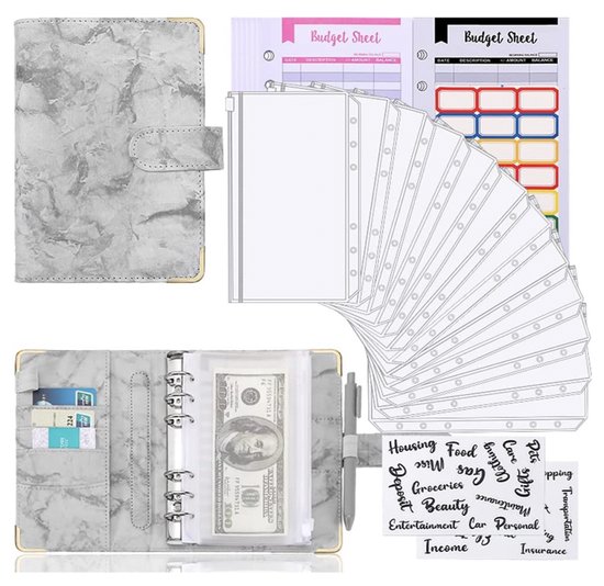 Budget Planner met Geld Enveloppen - Budgetplanner - Geldplanner / Geld ...