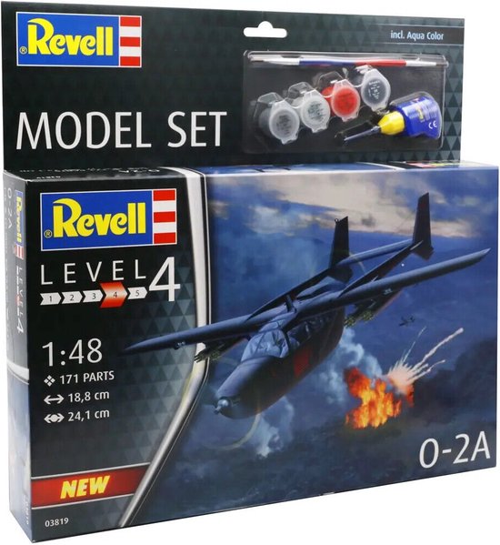1:48 Revell 63819 O-2A Skymaster - Model Set Plastic kit | bol.com