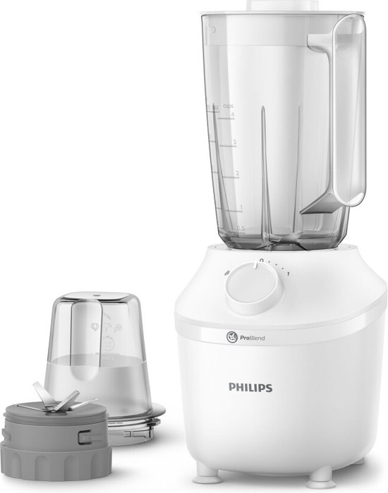 Philips 3000 series HR2041/17, Blender voor op aanrecht, 1,9 l, Pulse ...