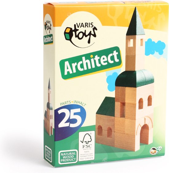 Varis Toys bouwblokken Architect 25 delig | bol