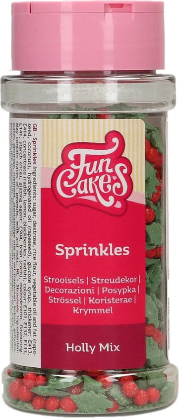 FunCakes - Sprinkles - Hulst - Mix - 55 g | bol